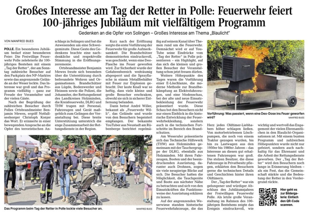 Tag der Retter in Polle – Polle